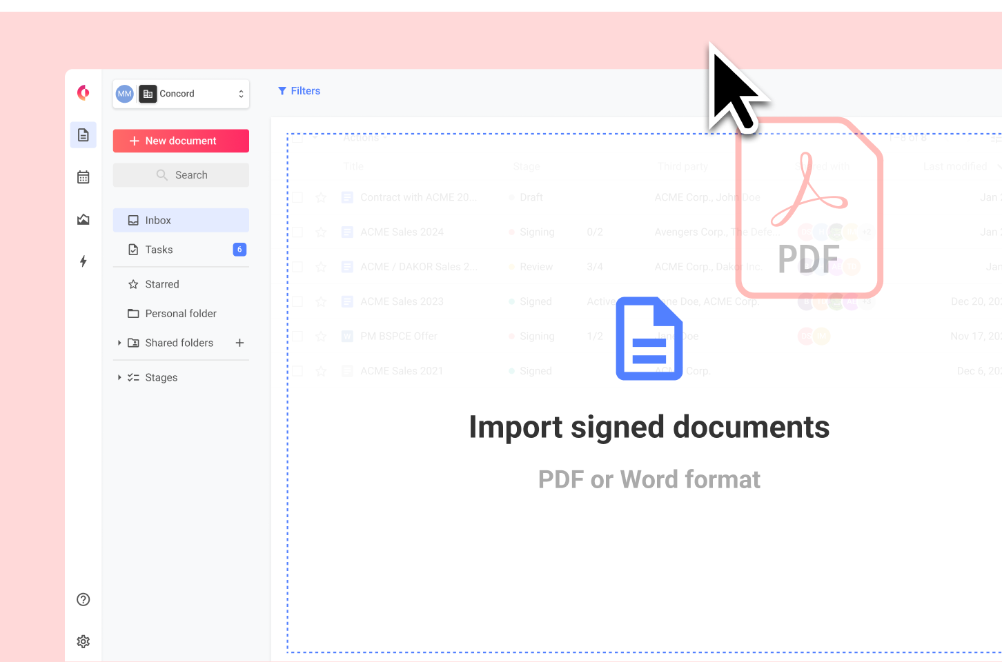 Concord Introduces Drag-and-Drop File Uploads! Concord Introduces Drag-and-Drop File Uploads!